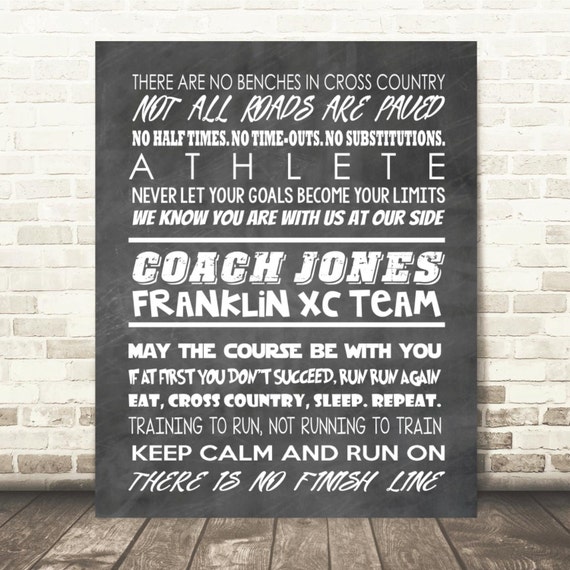 Gifts For Cross Country Coaches at Randy Stambaugh blog