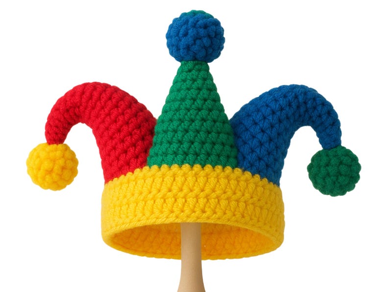 DIY Crochet Jester Hat Pattern: Mardi Gras Cosplay (customizable) - Etsy