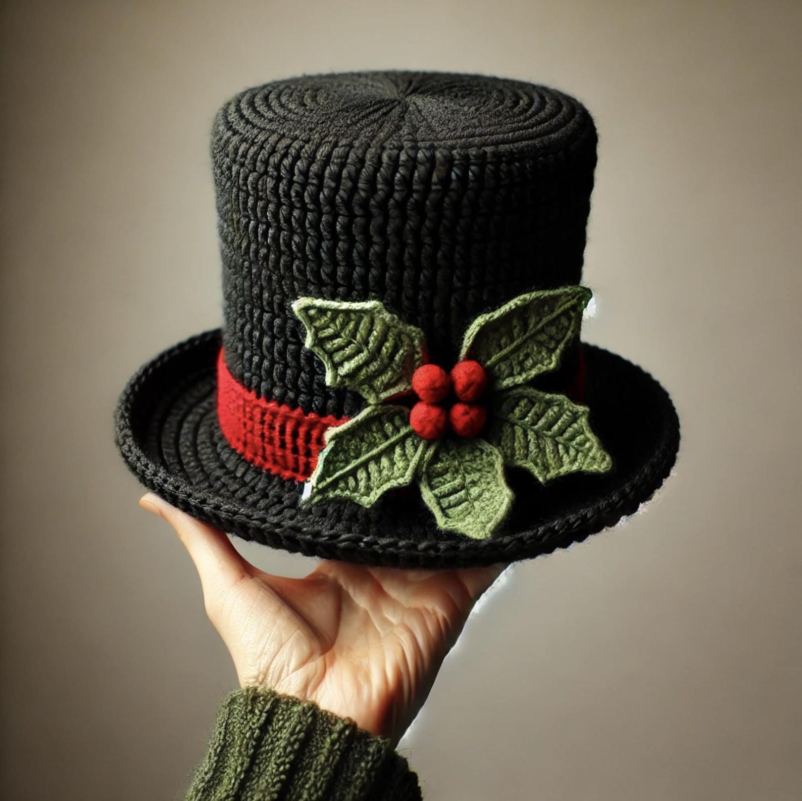 Festive Crochet Top Hat Pattern – Beginner-friendly Christmas Holiday ...