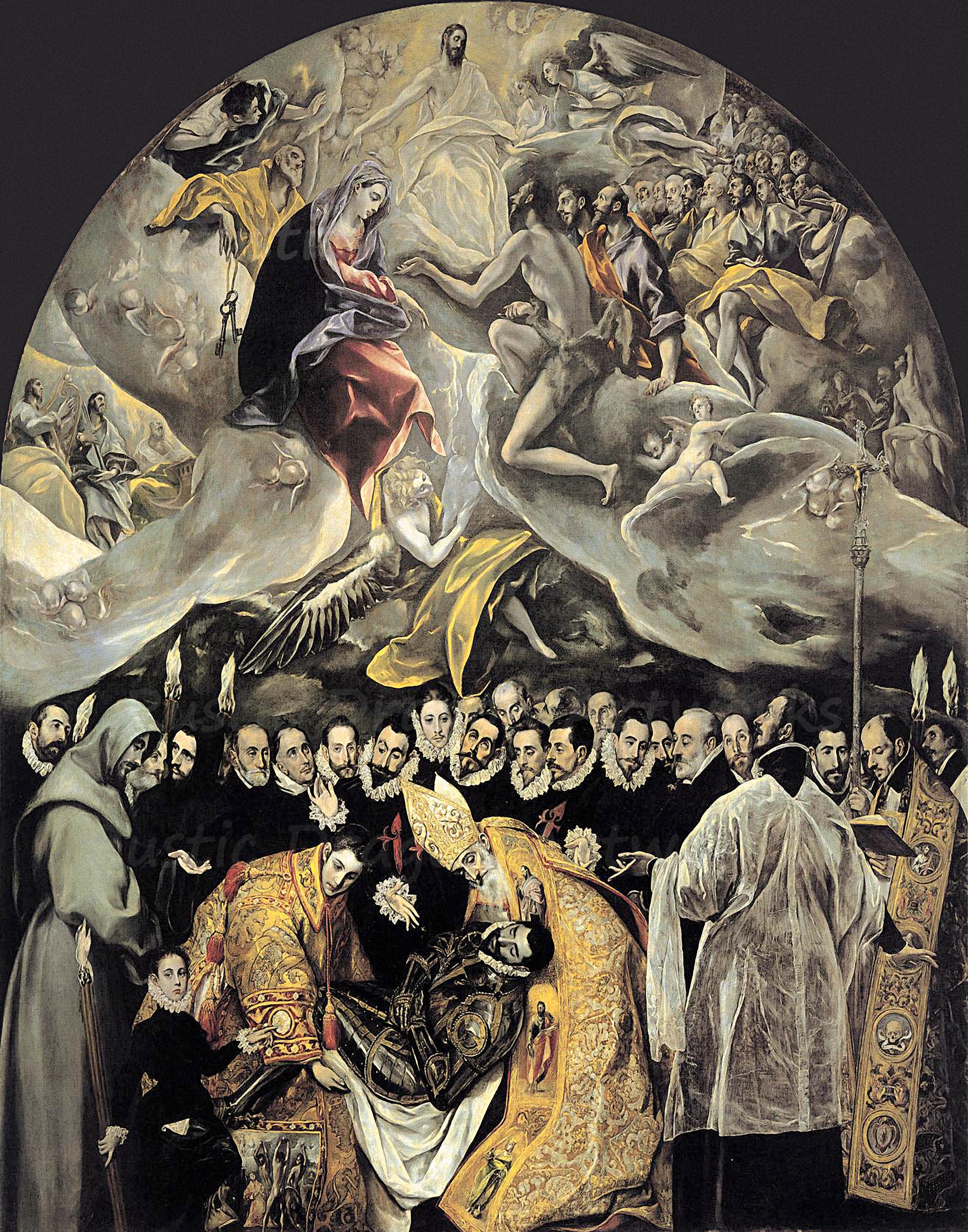 El Greco Burial Of Count Orgaz Whole