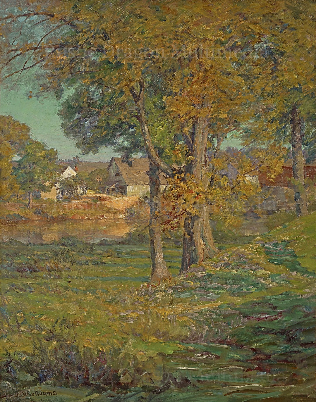 J Ottis Adams thornberry's Pature, Brooklyn Indiana 1904 Reproduction ...