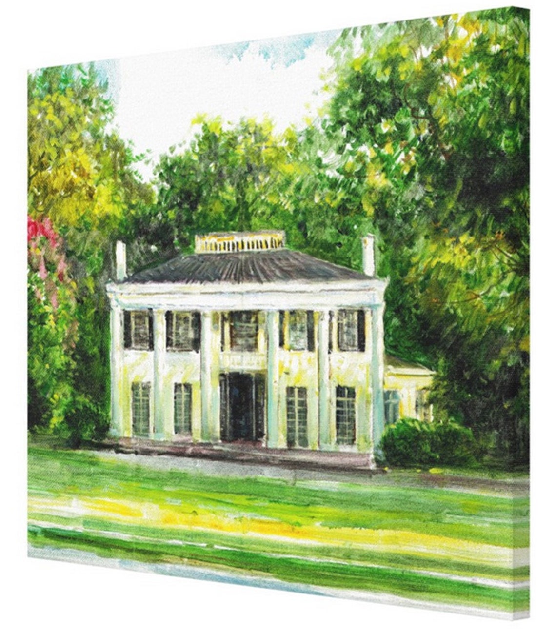 Overlook Wynnton House Canvas Print, Columbus Ga - Etsy