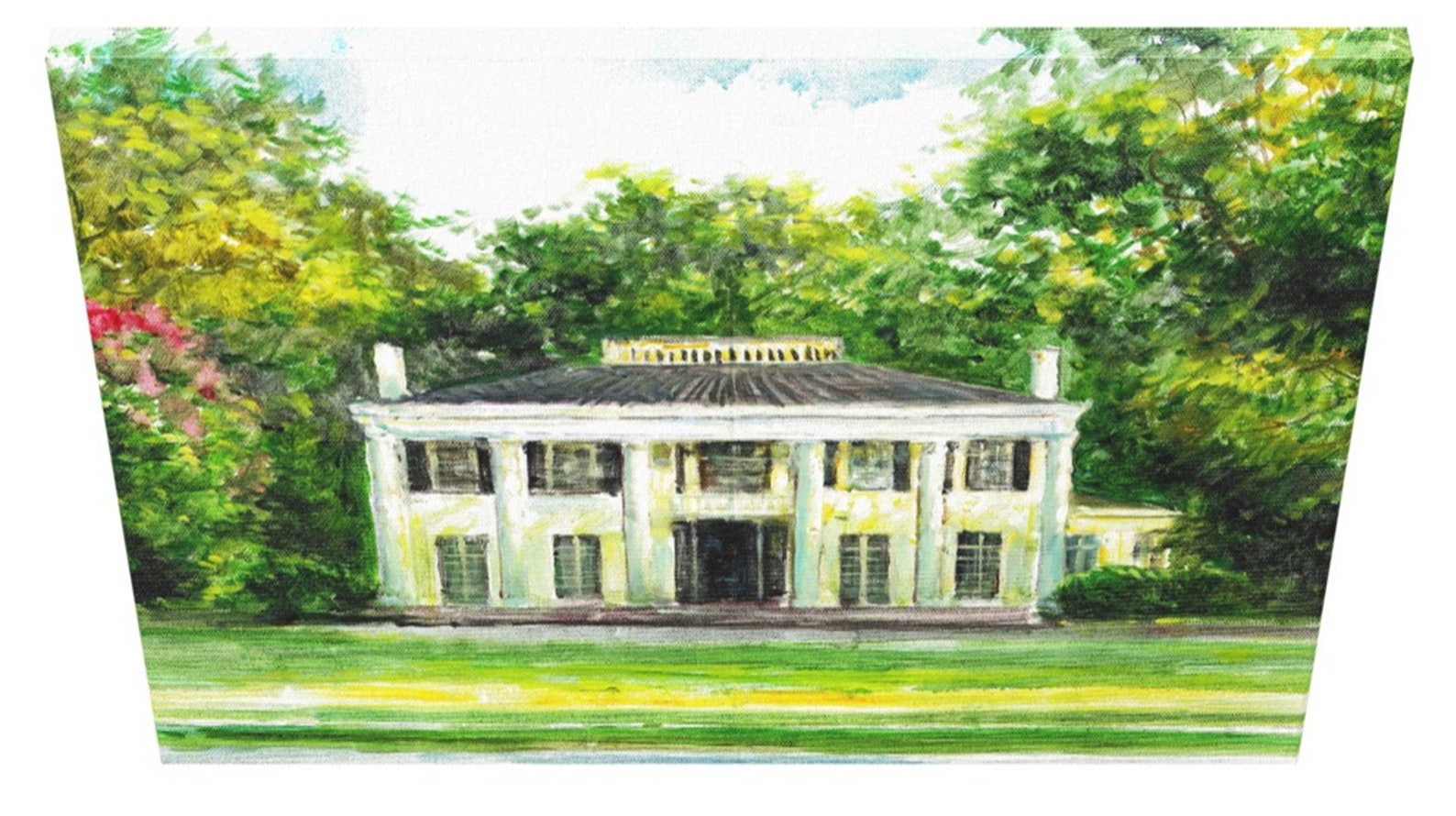 Overlook Wynnton House Canvas Print, Columbus Ga - Etsy