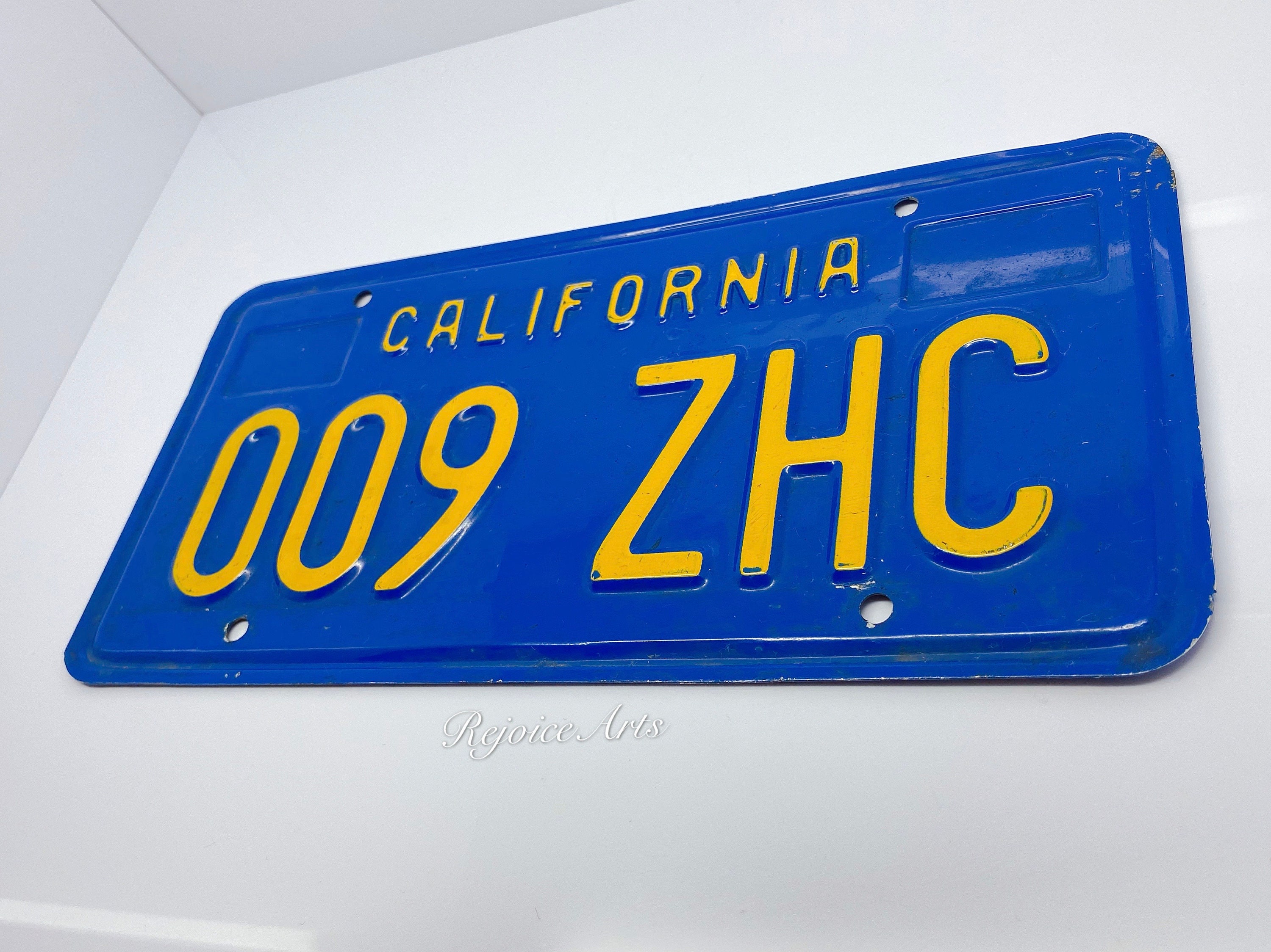 Vintage California License Plate | Etsy