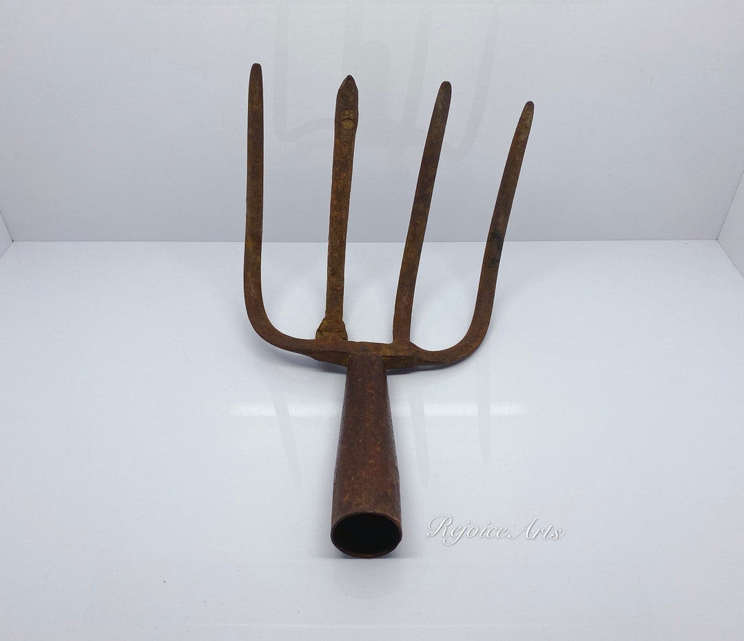 Vintage Primitive Pitchfork Pitch Fork Hay Rake Head Barn Tool - Etsy