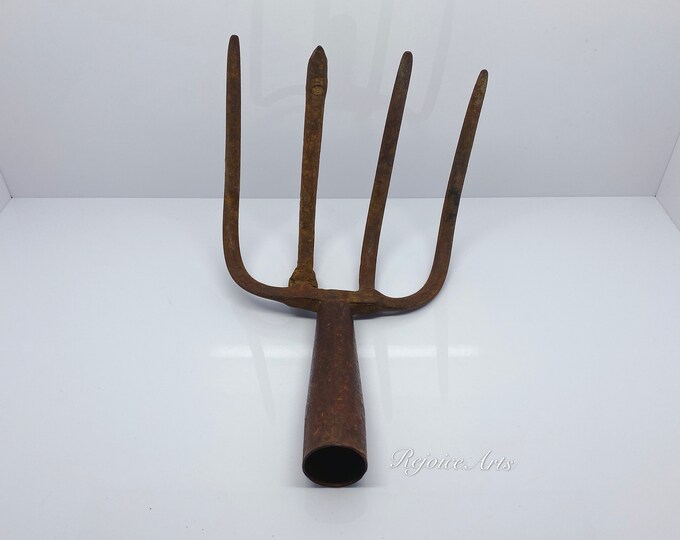 Vintage Primitive Pitchfork Pitch Fork Hay Rake Head Barn Tool - Etsy