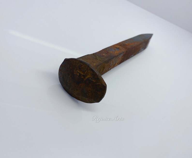 Vintage Cast Iron Metal Railroad Spike Stamped With the Letter H - Etsy