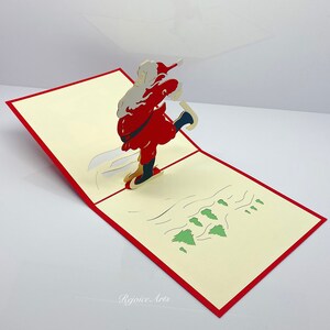 3D Pop up Santa Claus Christmas Card - Etsy