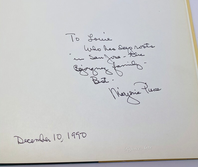 Autographed San Jose and Its Cathedral by Marjorie Pierce - Etsy