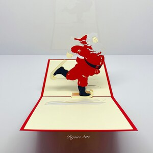 3D Pop up Santa Claus Christmas Card - Etsy