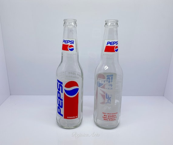 Vintage Pair of Pepsi Longneck Bottles San Jose Sharks | Etsy