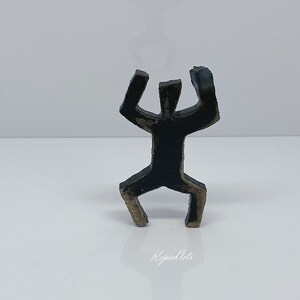 Vintage Handmade Metal Laser Cut Man Figure - Etsy