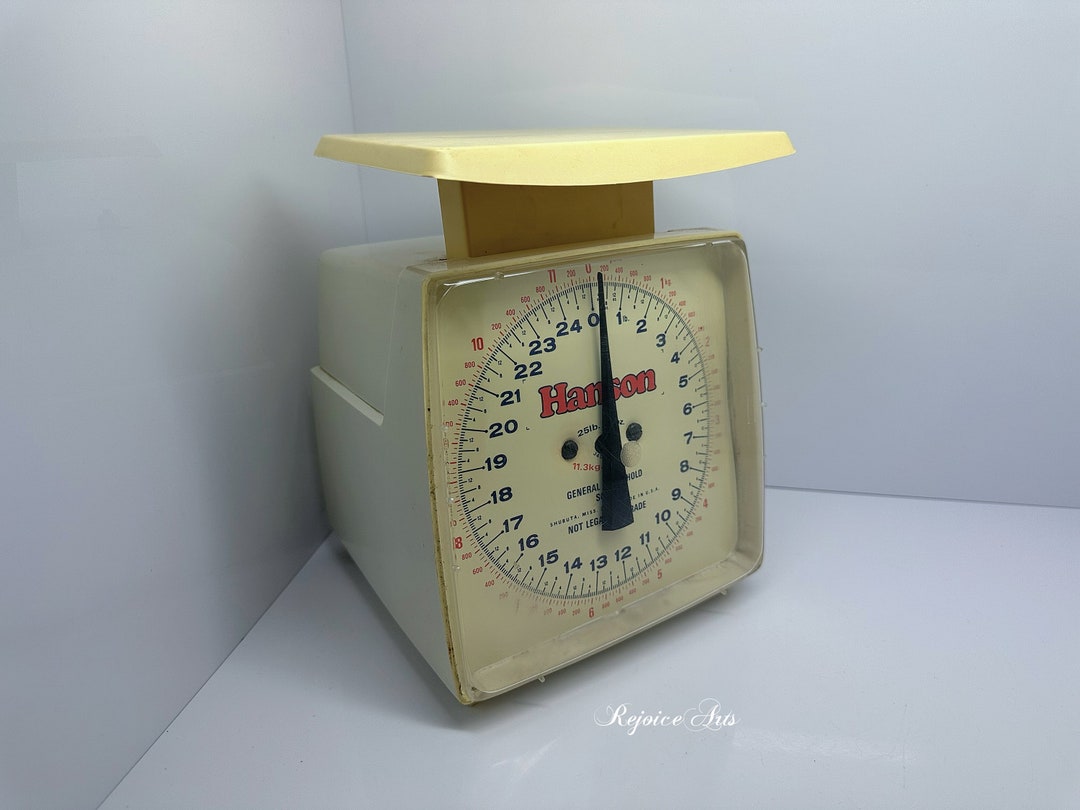 Vintage Hanson Utility Scale 25lb X 1oz Shubuta USA Plastic General ...