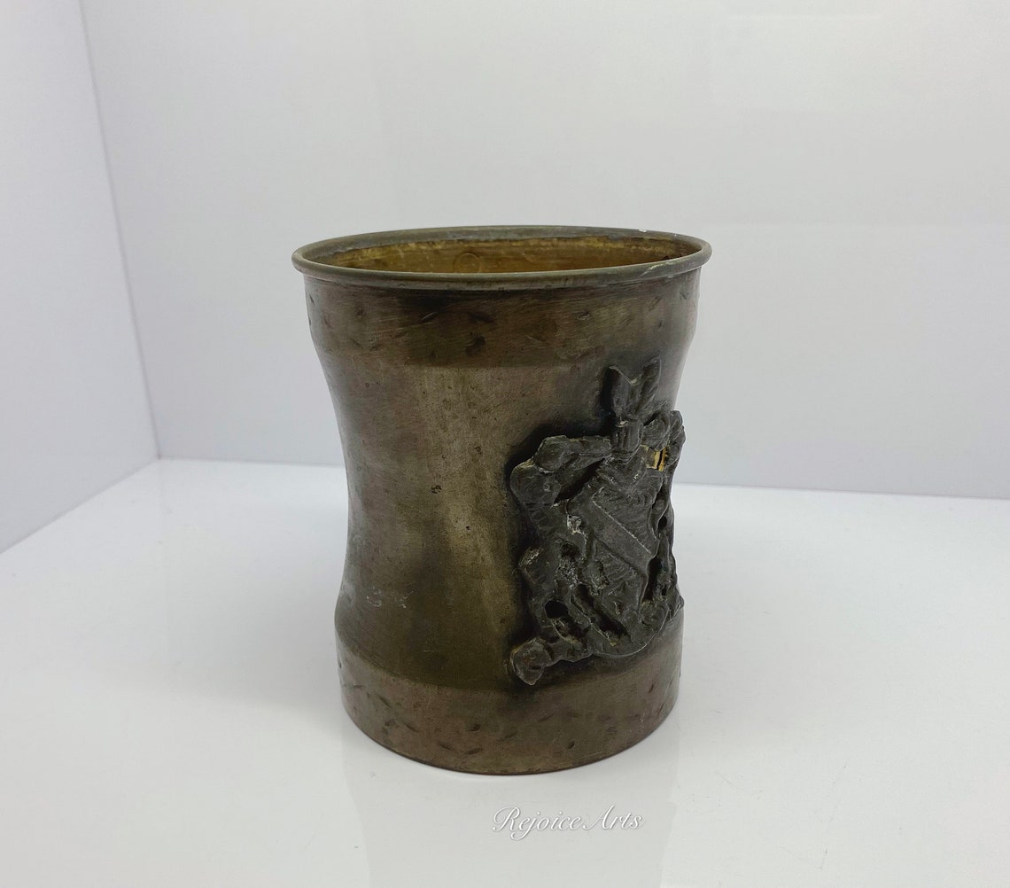 Vintage Medieval Style Pewter Ale Tankard Beer Mug With | Etsy