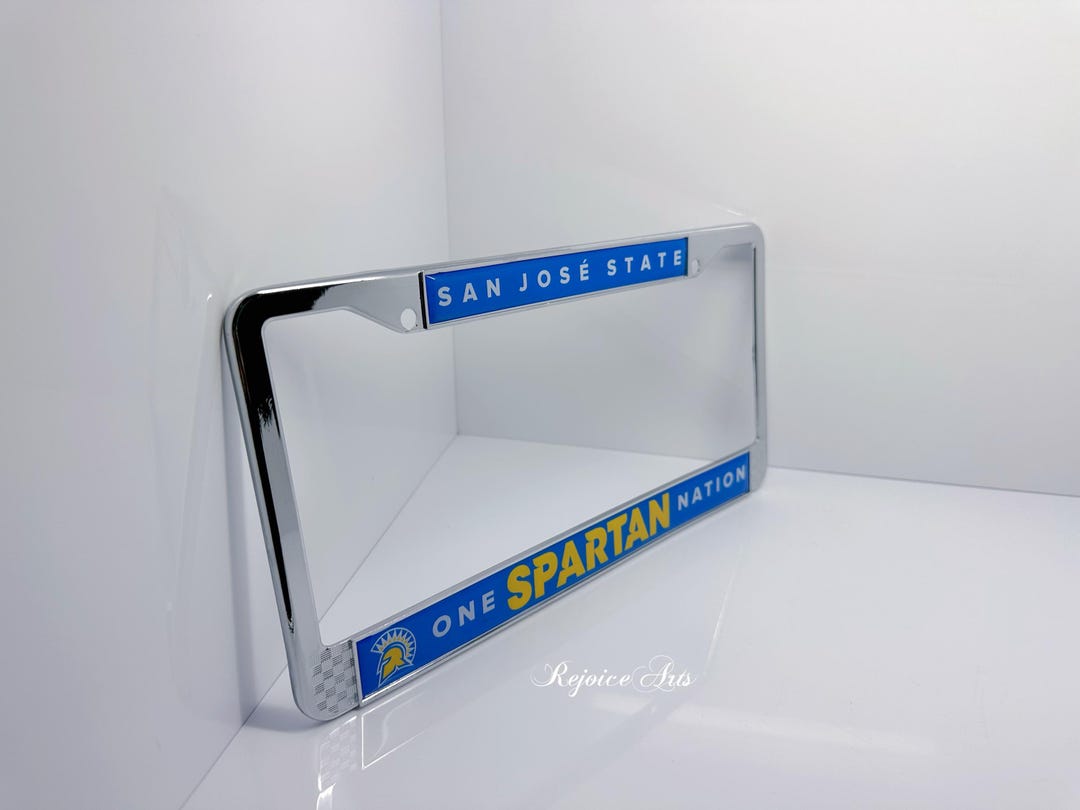 San Jose State One Spartan Nation License Plate Frame - Etsy