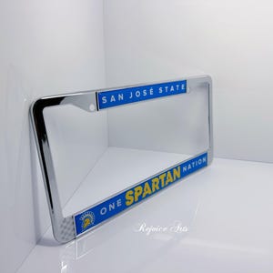 San Jose State One Spartan Nation License Plate Frame - Etsy