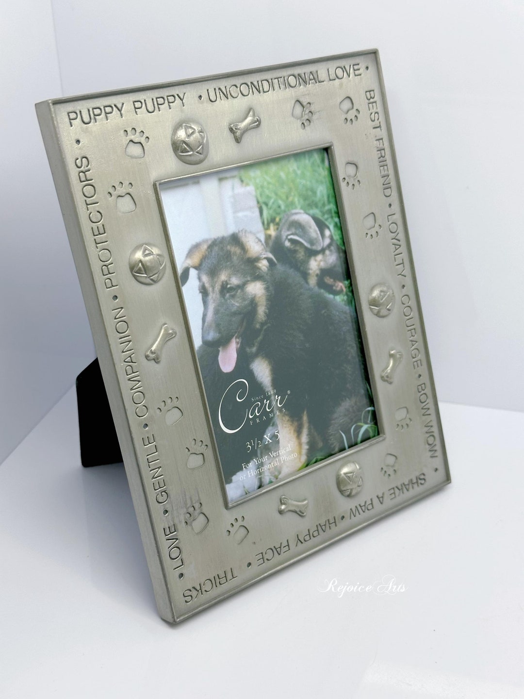 Metal Dog Paw Bone Picture Frame - Etsy