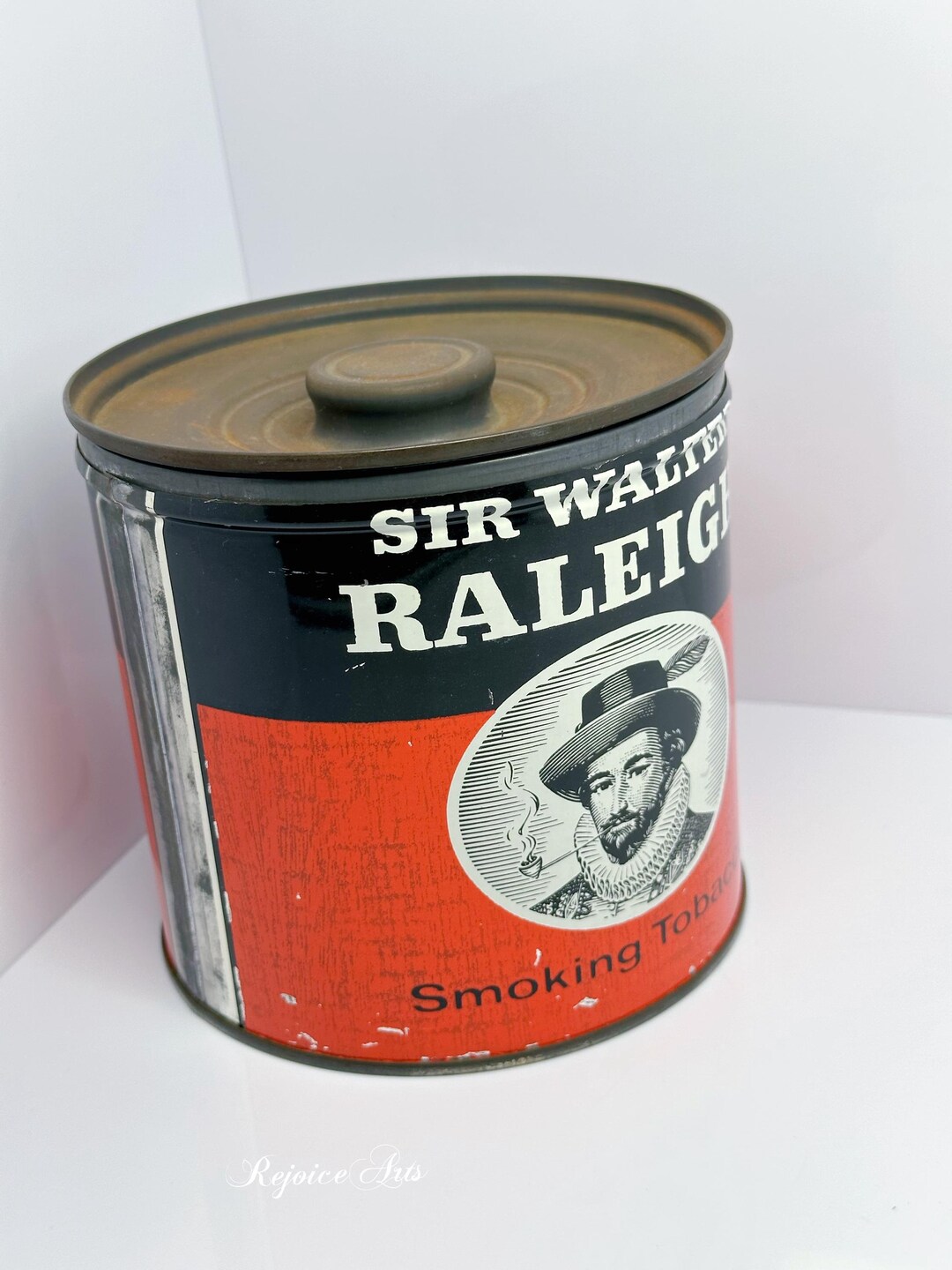 Vintage Sir Walter Raleigh Smoking Tobacco 14 Oz Tin - Etsy