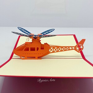 3D Pop up Helicopter Card - Etsy