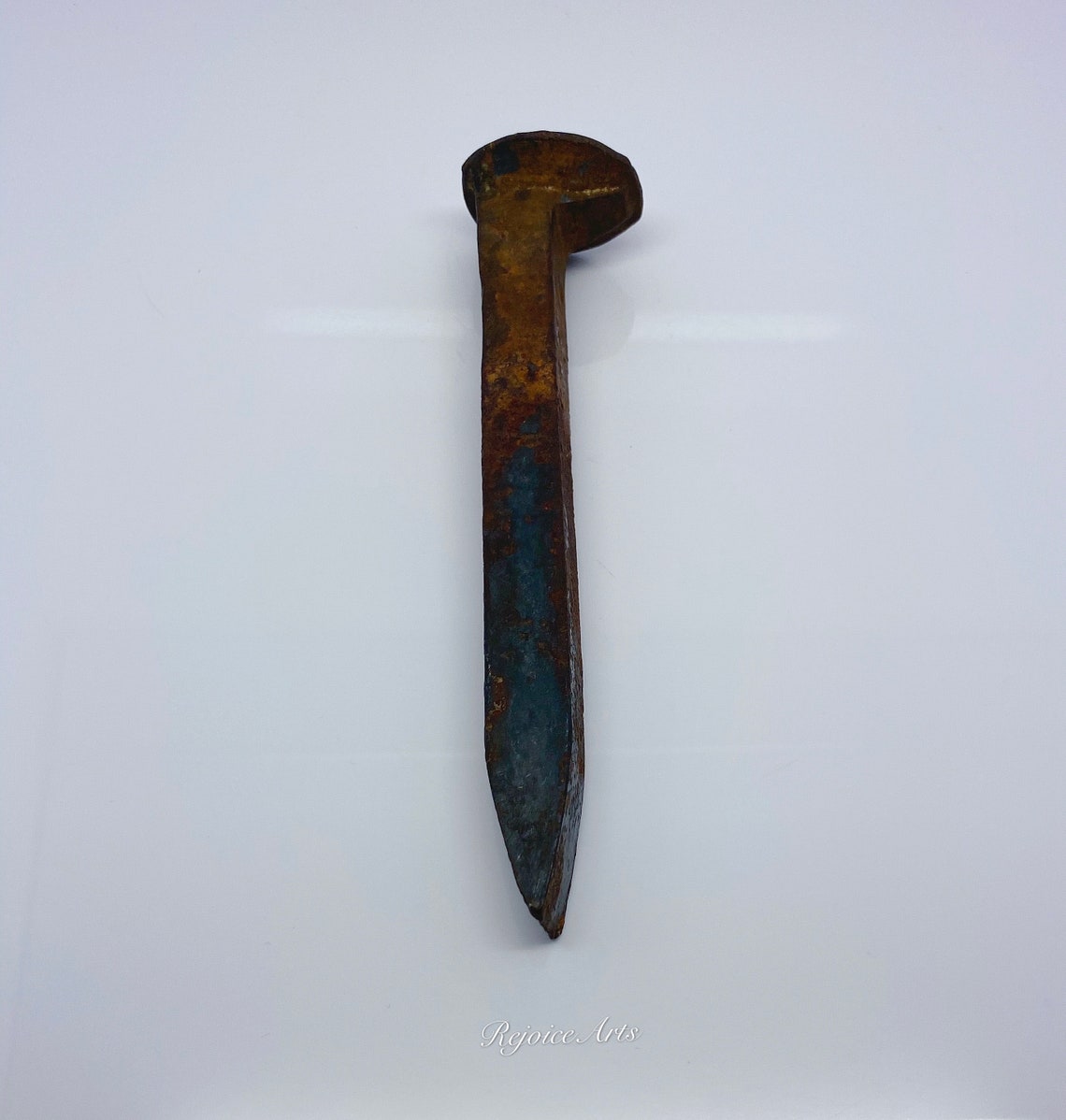 Vintage Cast Iron Metal Railroad Spike Stamped With the Letter - Etsy