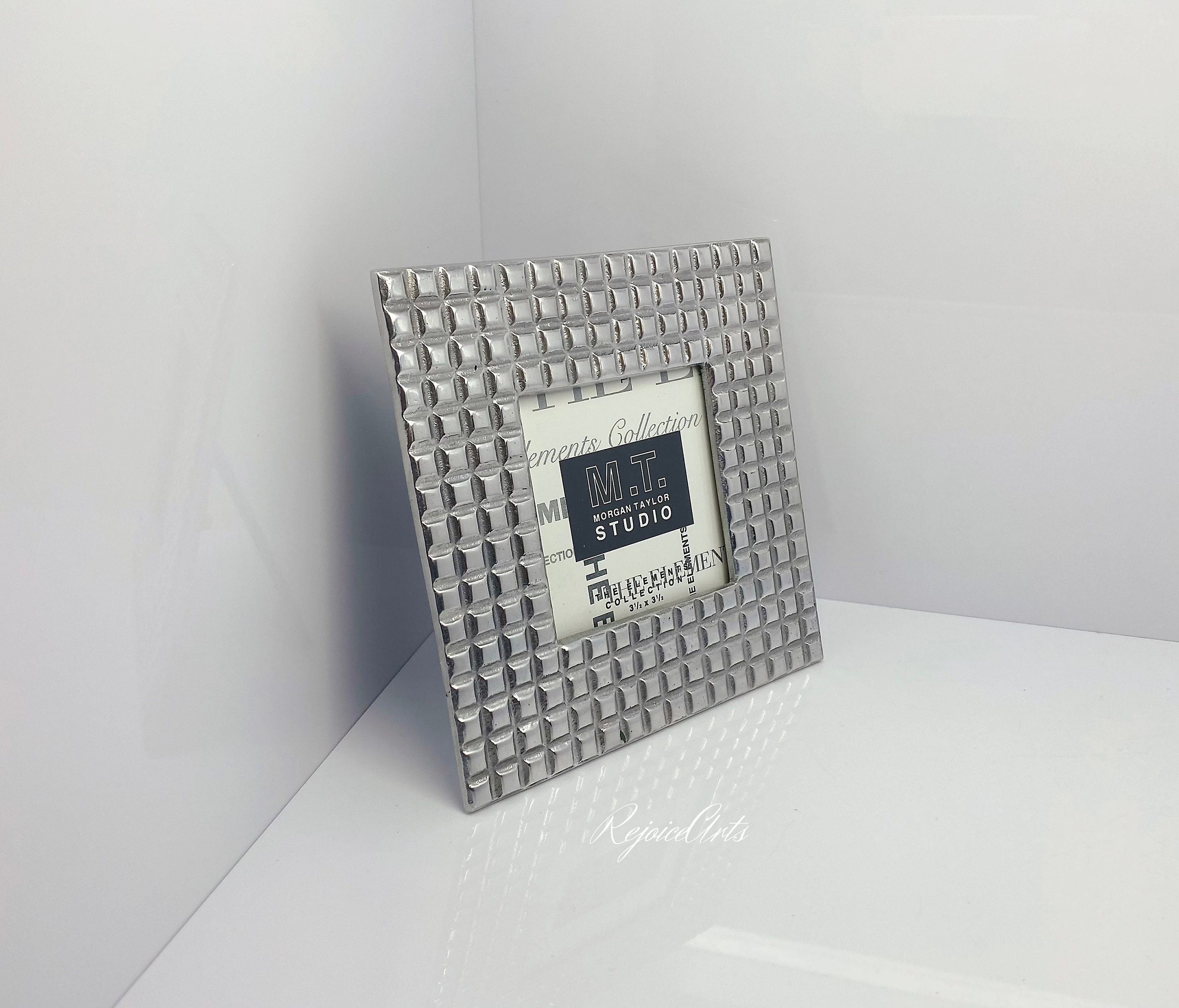 Vintage Aluminum Square Photo Frame Made in Taiwan - Etsy