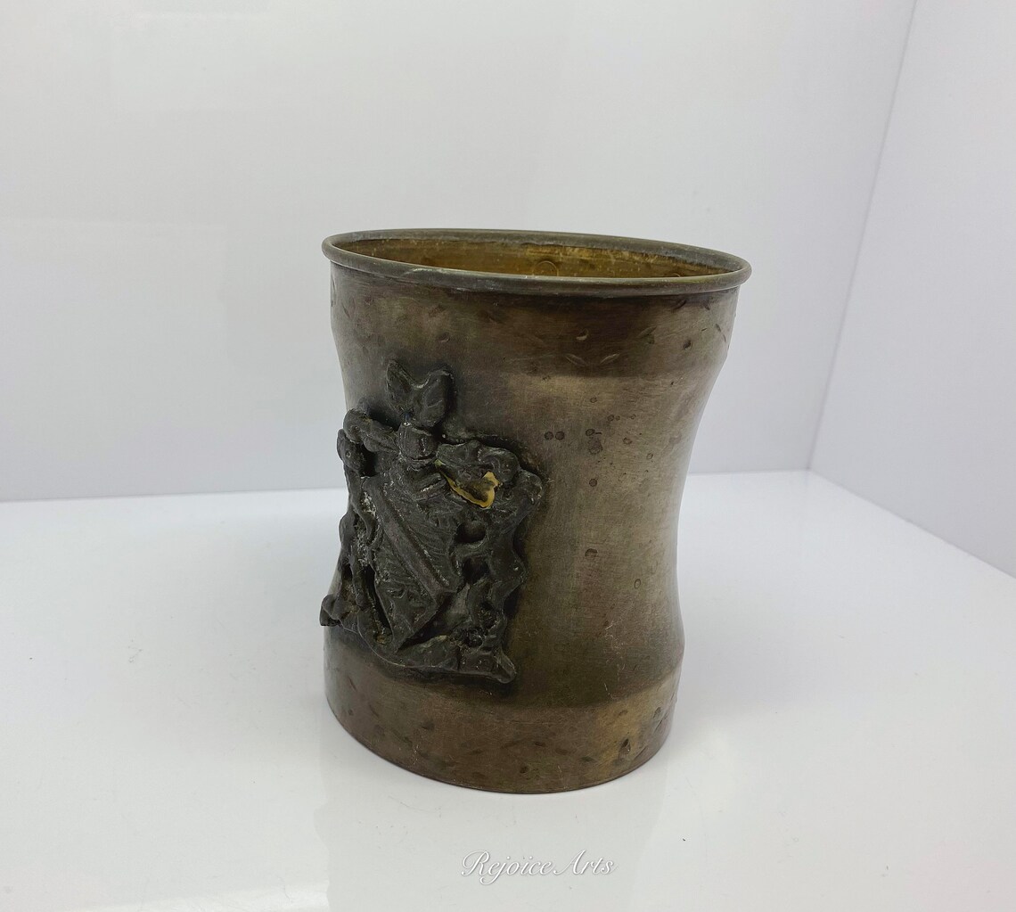 Vintage Medieval Style Pewter Ale Tankard Beer Mug With - Etsy