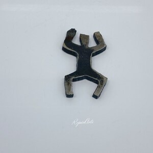 Vintage Handmade Metal Laser Cut Man Figure - Etsy