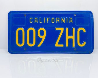 Vintage 1990s California License Plate in Excellent Condition - Etsy