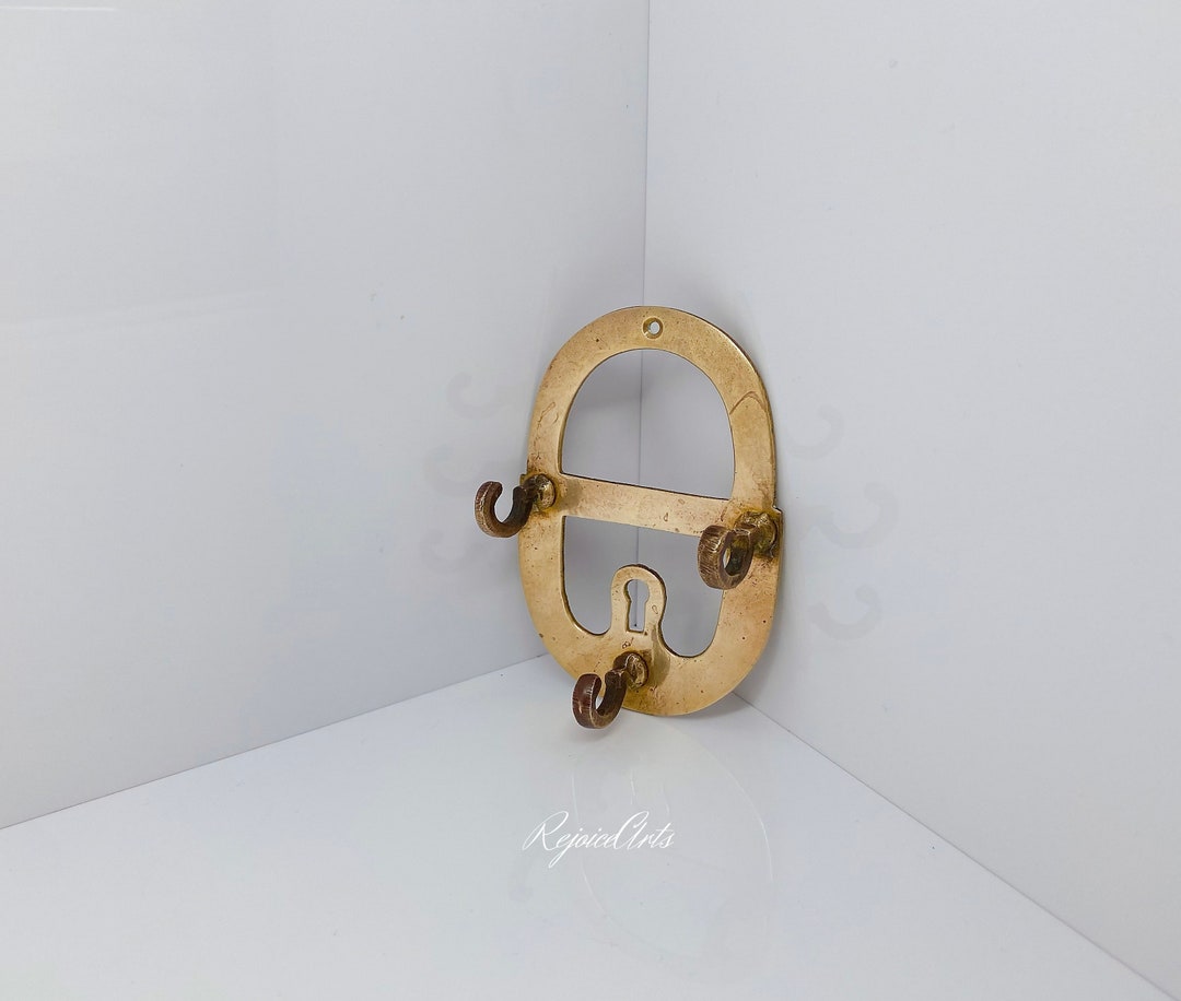 Vintage Brass Keyhole Wall Mount Key Hooks Made in India - Etsy