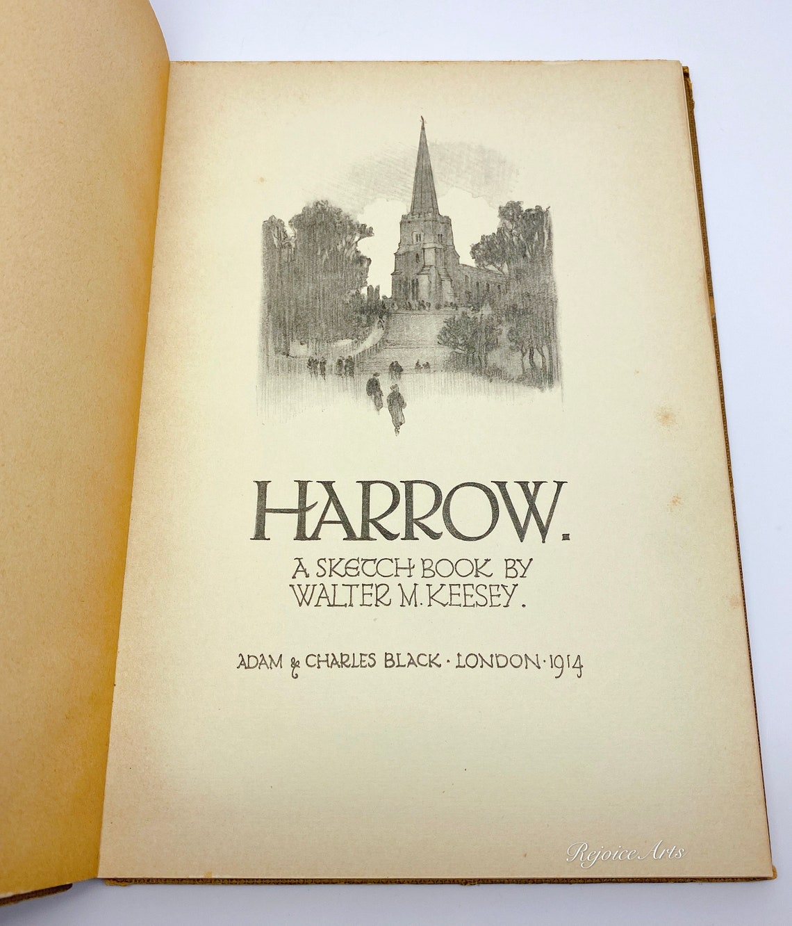 Harrow A Sketch Book de Walter M Keesey Hardcover 1914 | Etsy