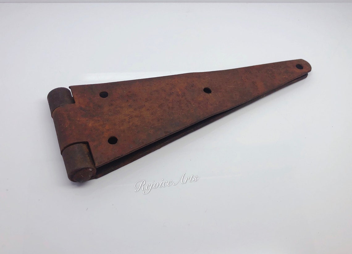 Vintage Large Rusty Iron Gate Hinge - Etsy