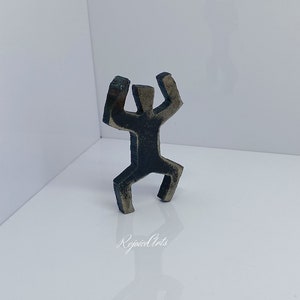 Vintage Handmade Metal Laser Cut Man Figure - Etsy