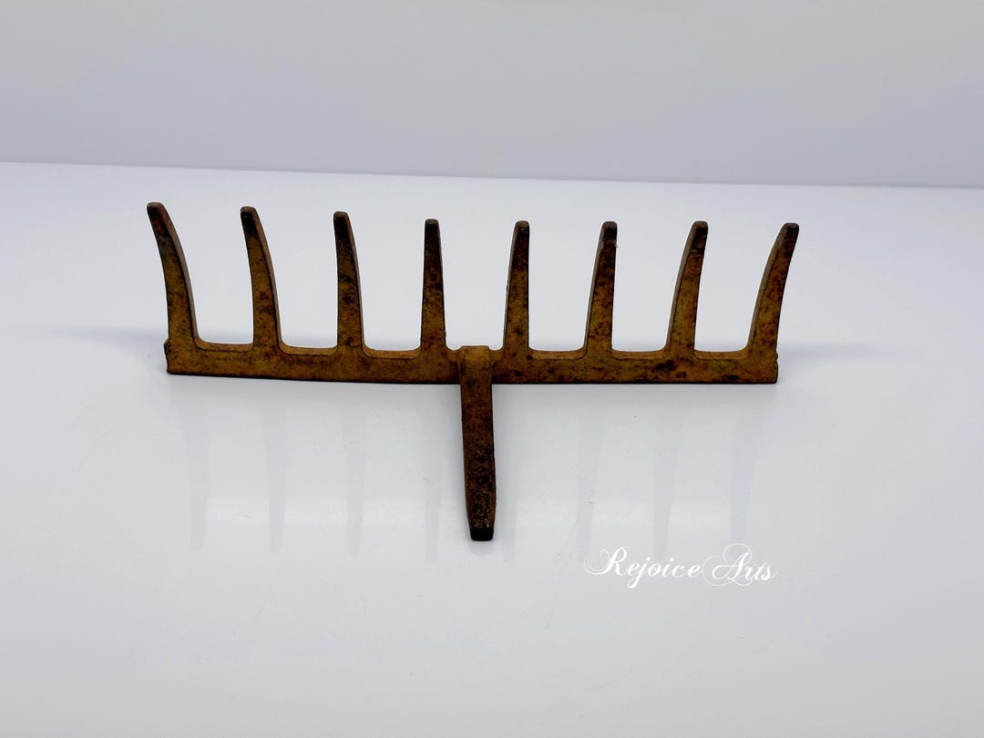 Vintage Primitive Tool Rake Head Barn Wine Cabin Decor - Etsy