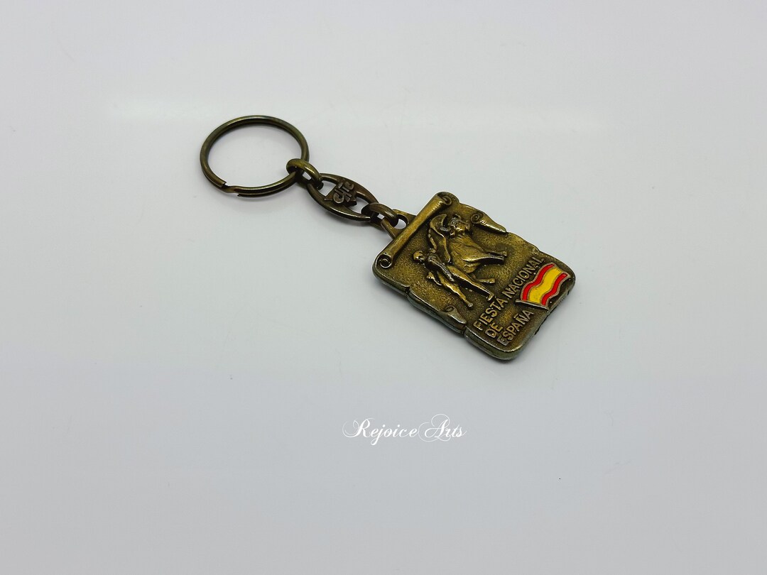 Bronze Keychain From Spain Plaza De Toros Monumental - Etsy