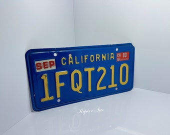 Vintage Original 1956 California License Plate as the in Excellent ...