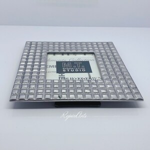 Vintage Aluminum Square Photo Frame Made in Taiwan - Etsy