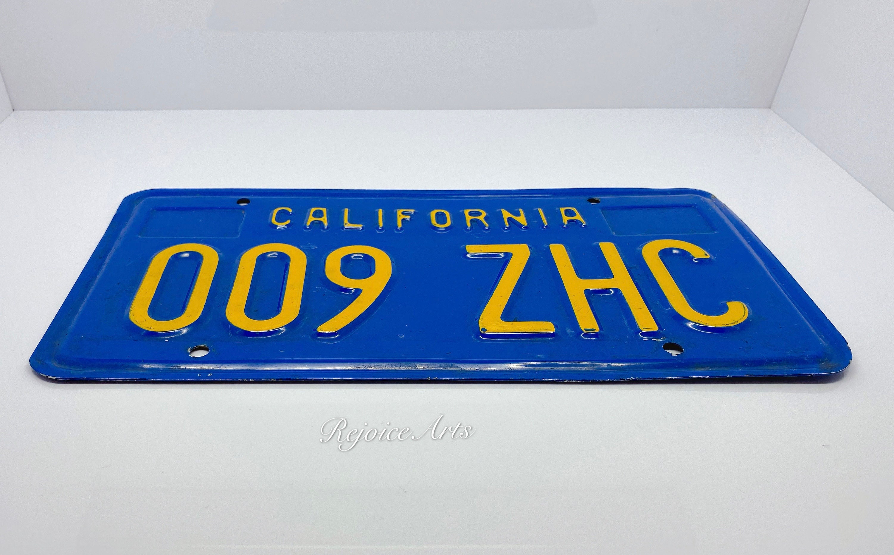 Vintage California License Plate | Etsy