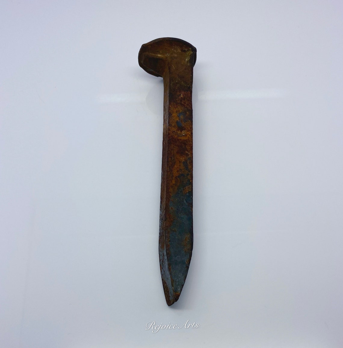 Vintage Cast Iron Metal Railroad Spike Stamped With the Letter - Etsy