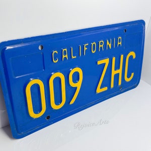 Vintage California License Plate - Etsy