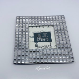Vintage Aluminum Square Photo Frame Made in Taiwan - Etsy