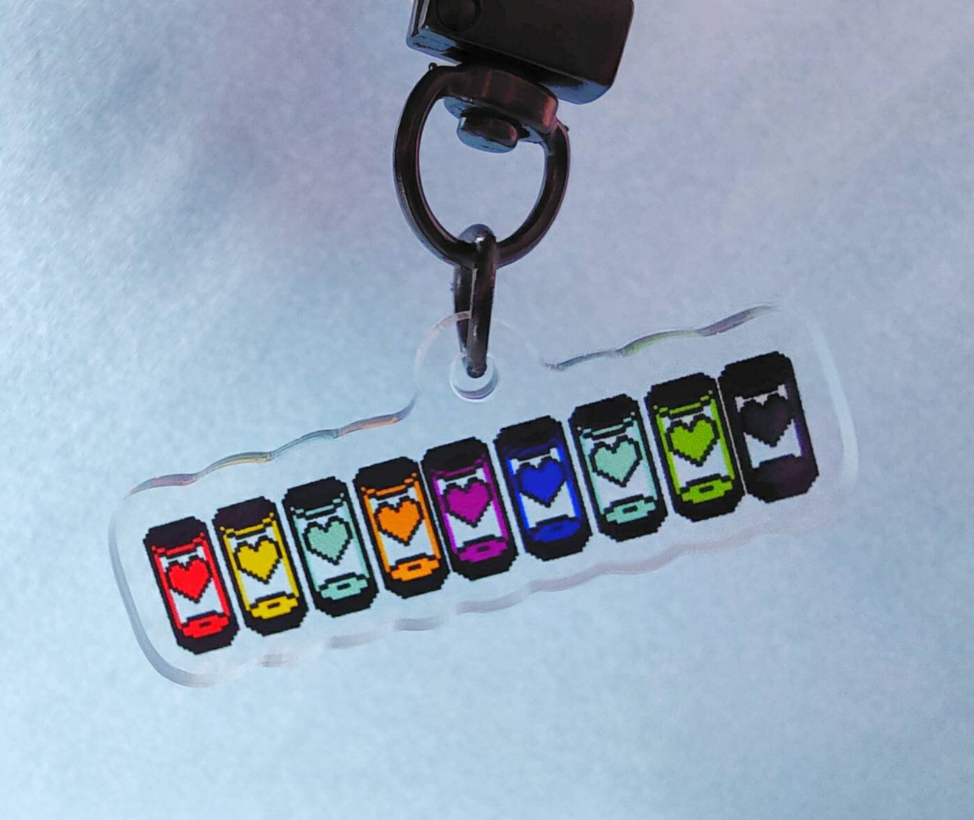 Undertale SOUL Containers ACRYLIC Necklace Gaming Cute - Etsy UK