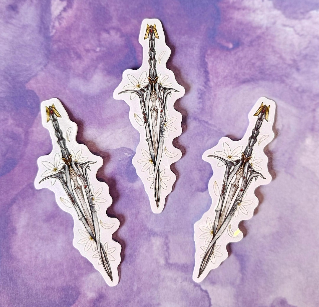 Rhapsody - Astarion Dagger BG3 | 3" Stickers | Baldur's Gate 3 | Dnd ...