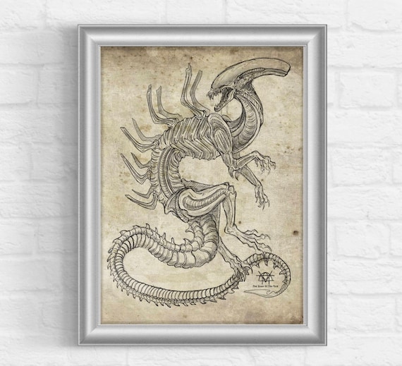 Xenomorph Tattoo Design