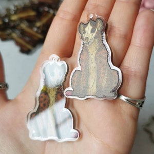 Skull Hyena Boney Babies 2" Double Sided Acrylic Keychain | Vulture ...