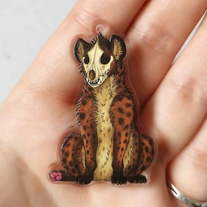 Skull Hyena Boney Babies 2" Double Sided Acrylic Keychain | Vulture ...