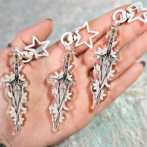 Rhapsody - Astarion Dagger BG3 | Acrylic Keychain - 3" Double Sided ...