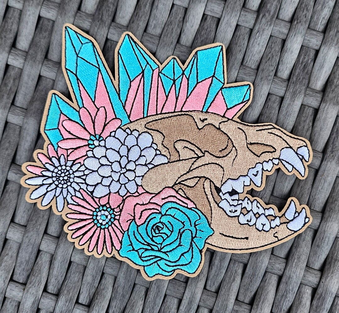 Transgender Trans Pride LGBTQIA+ Large Iron on Embroidered Patch 5 Inch ...