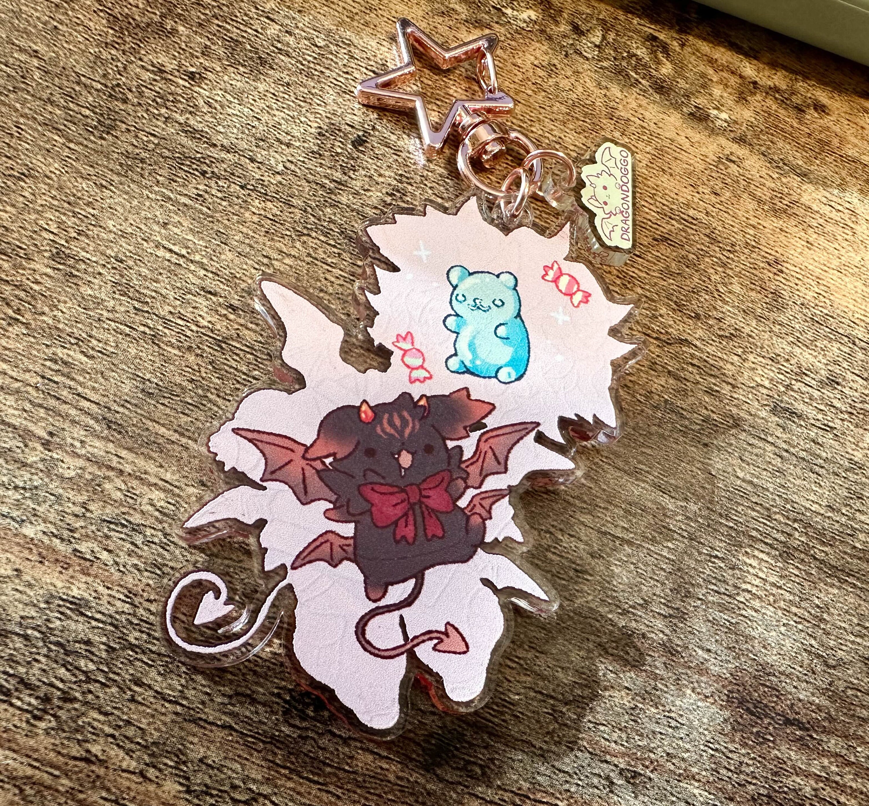 Gummy the Candy Vampire Keychain - Etsy