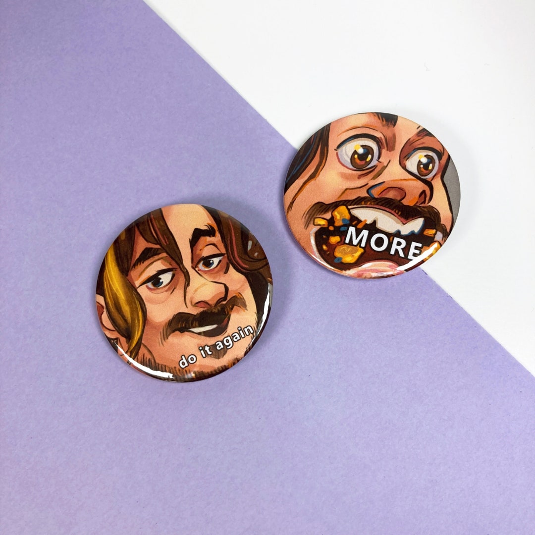 Angry Gamer, Arin MORE - Button Badges 45mm, Do It Again - Etsy