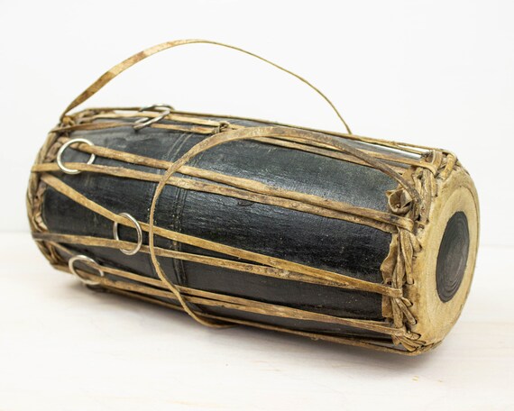Small Dholak Drum Made With Cowhide - Etsy